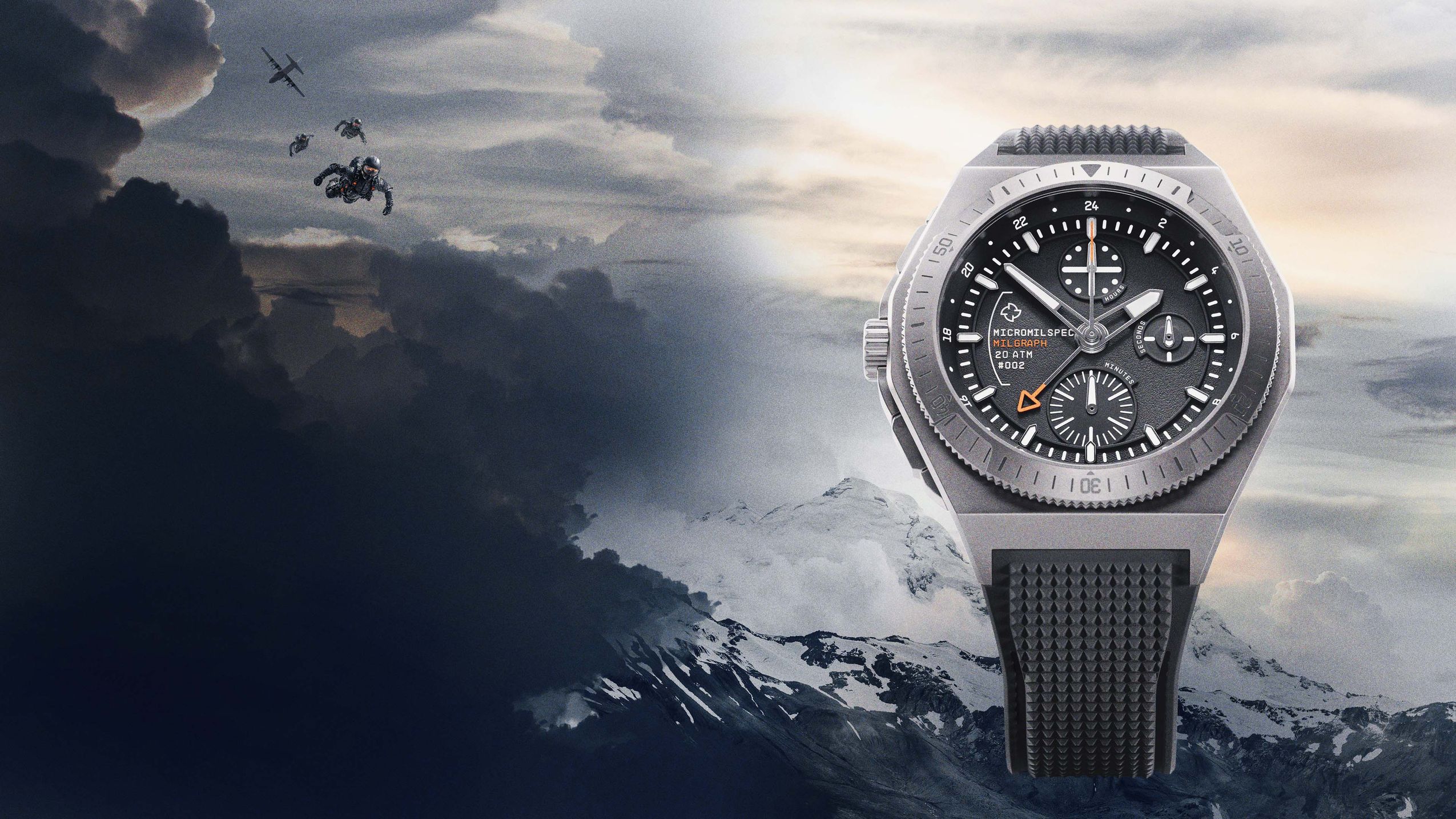 Milgraph — Titanium GMT Chronograph | Micromilspec