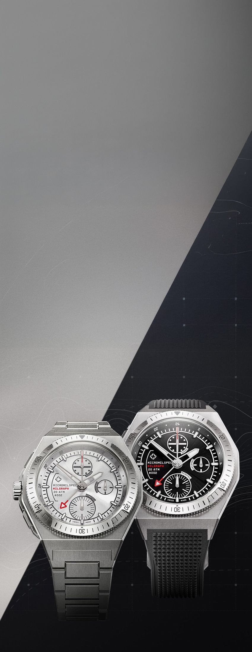 Milgraph T5 — Titanium GMT Chronograph | Micromilspec