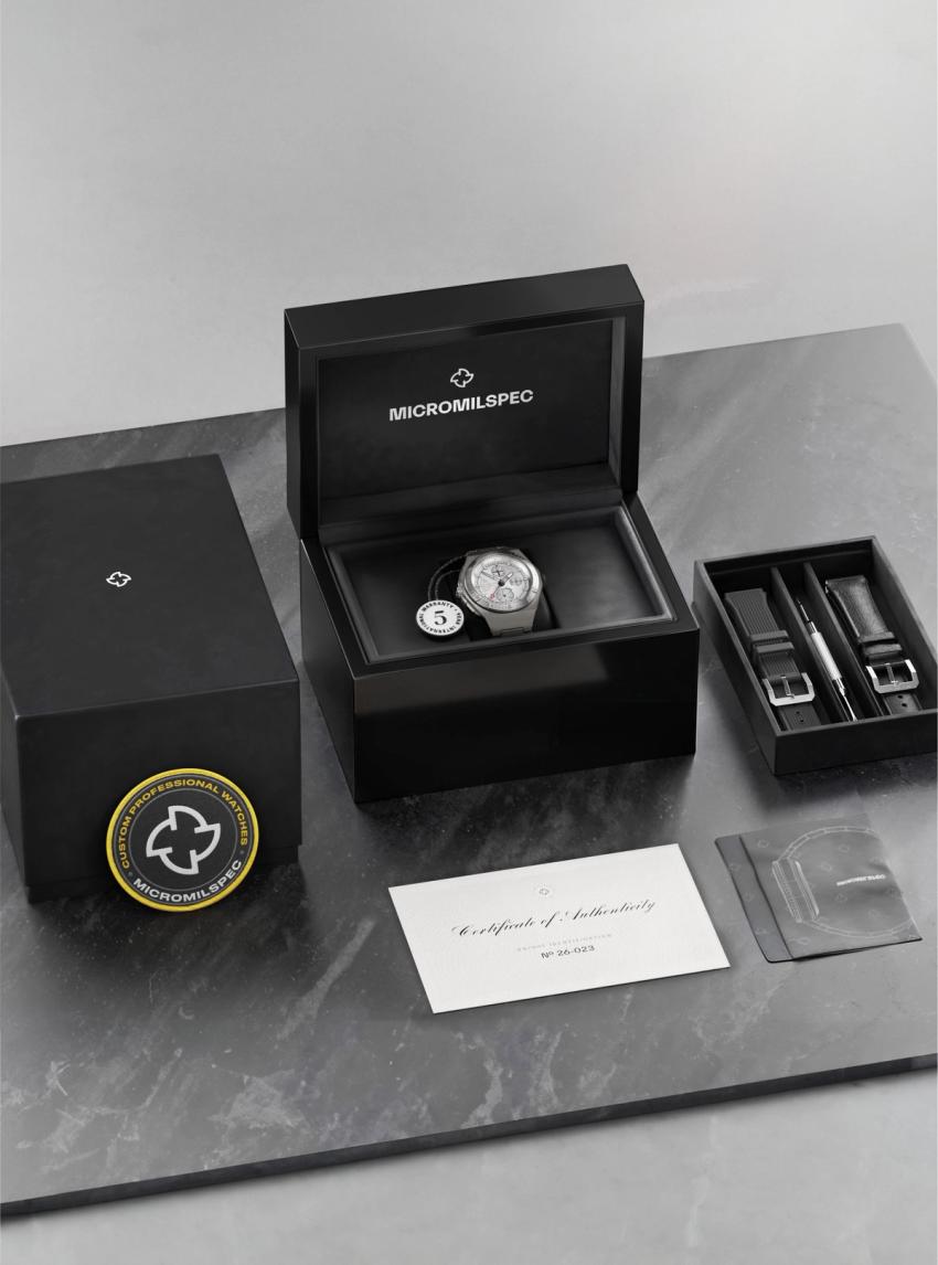 Milgraph T5 — Titanium GMT Chronograph | Micromilspec